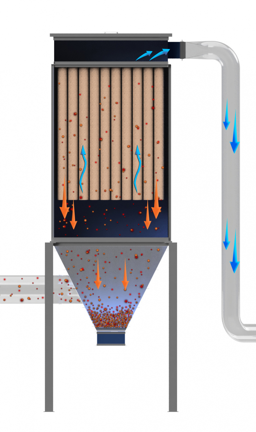 Top Load Snap Band Baghouse Filter & Cage Measuring Guide - Baghouse.com